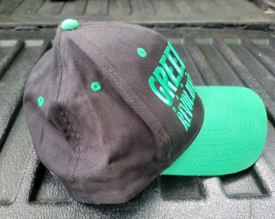 Green Day Revolution Radio Tour Ball Cap Black/Green Embroidered Nice ...