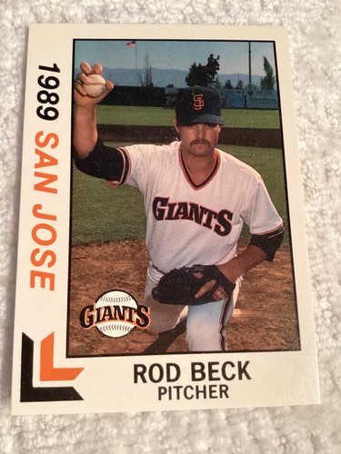 1989 Best San Jose Giants Rod Beck #2 SF-Red Sox-Cubs | eBay
