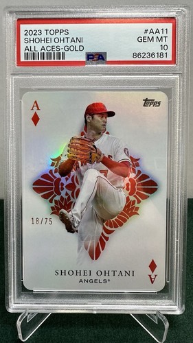 2023 Topps Series 1 - All Aces Shohei Ohtani #AA-11 Gold /75 for sale ...