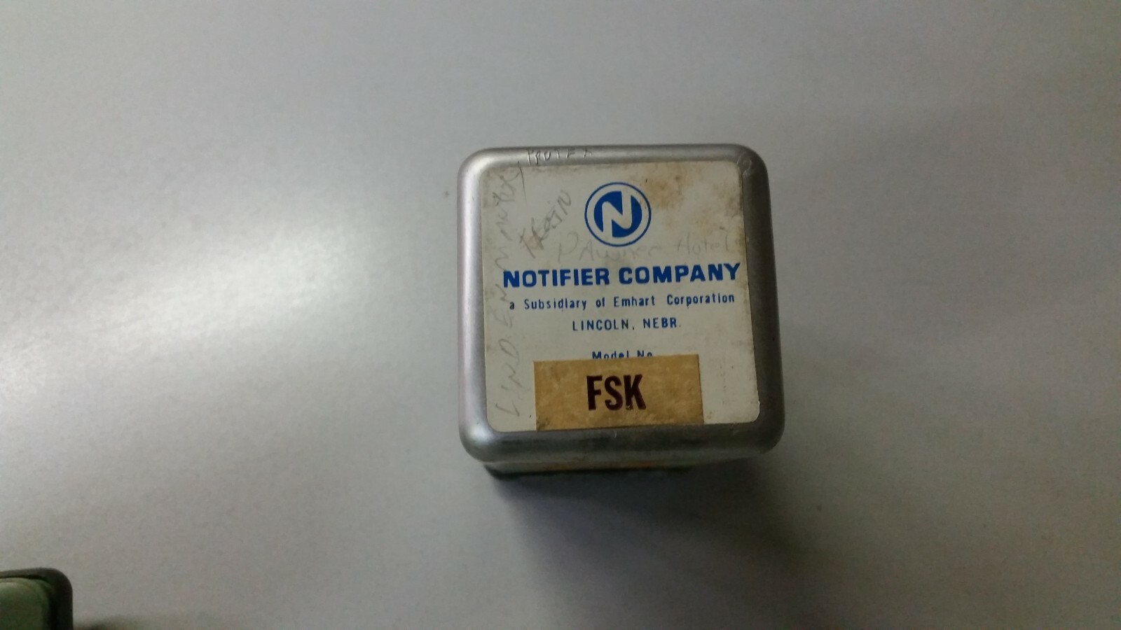 Vintage Antique Notifier FSK Plug In Module Fire Alarm | eBay