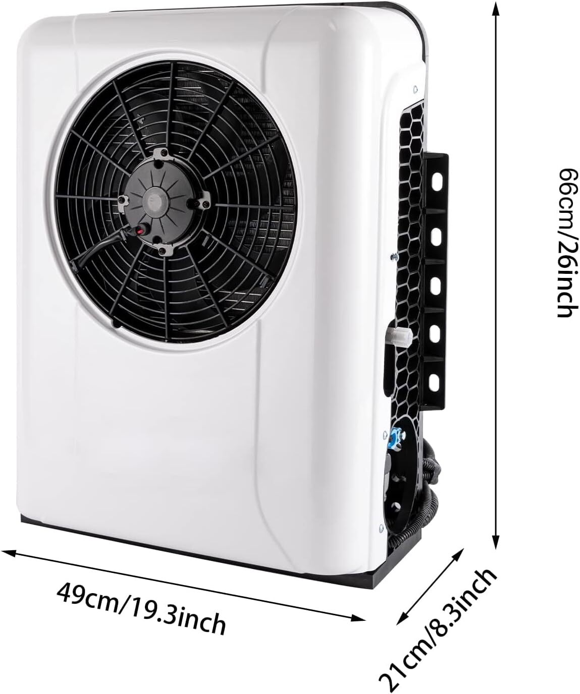 12V Split Mini RV Caravan Vans A/C 12000BTU Air Conditioner for Semi ...
