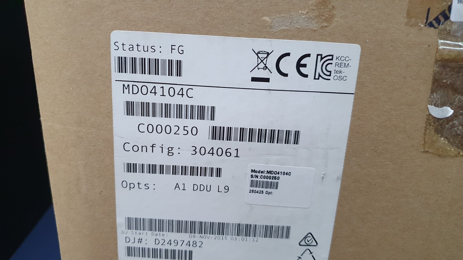 Tektronix MDO4104C Mixed Domain Oscilloscope 1 GHz With Option Sa6 ...