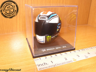 BRADLEY SMITH MOTO-GP SHOEI HELMET 1/5 2013 MONSTER ENERGY OXFORD MERIT ...