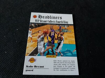 Kobe Bryant 2009-10 Panini Headliners 8 | eBay