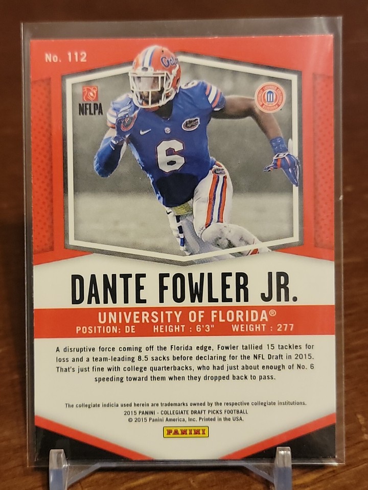 2015 Panini Prizm Collegiate Draft Picks Dante Fowler JR. RC Florida ...