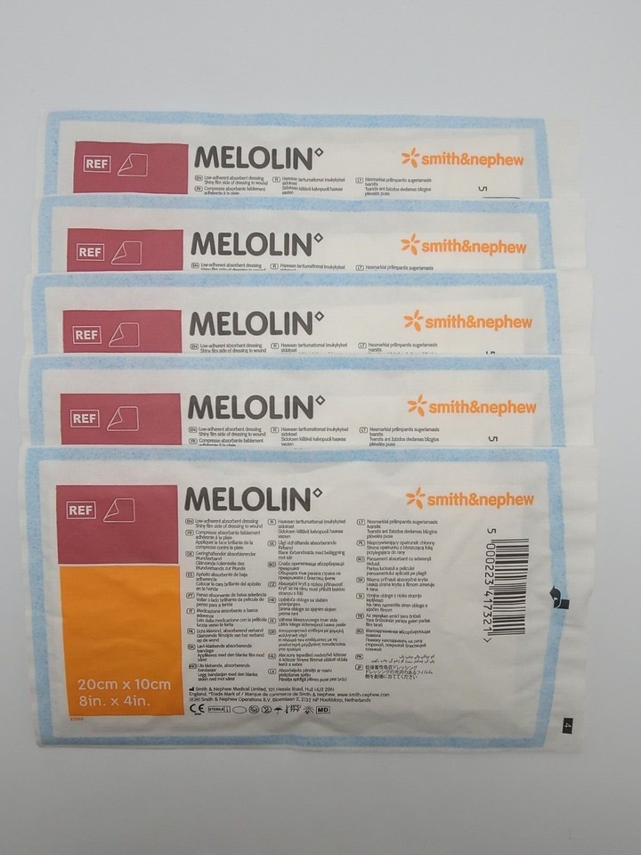 Melolin Sterile Dressing Pads 10cm x 20cm - Various Pack Sizes ...