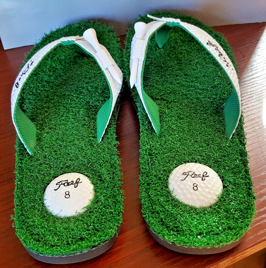 Reef Mulligan ll womens Size 8 Golf Thong Sandels Slippers Flip Flop ...