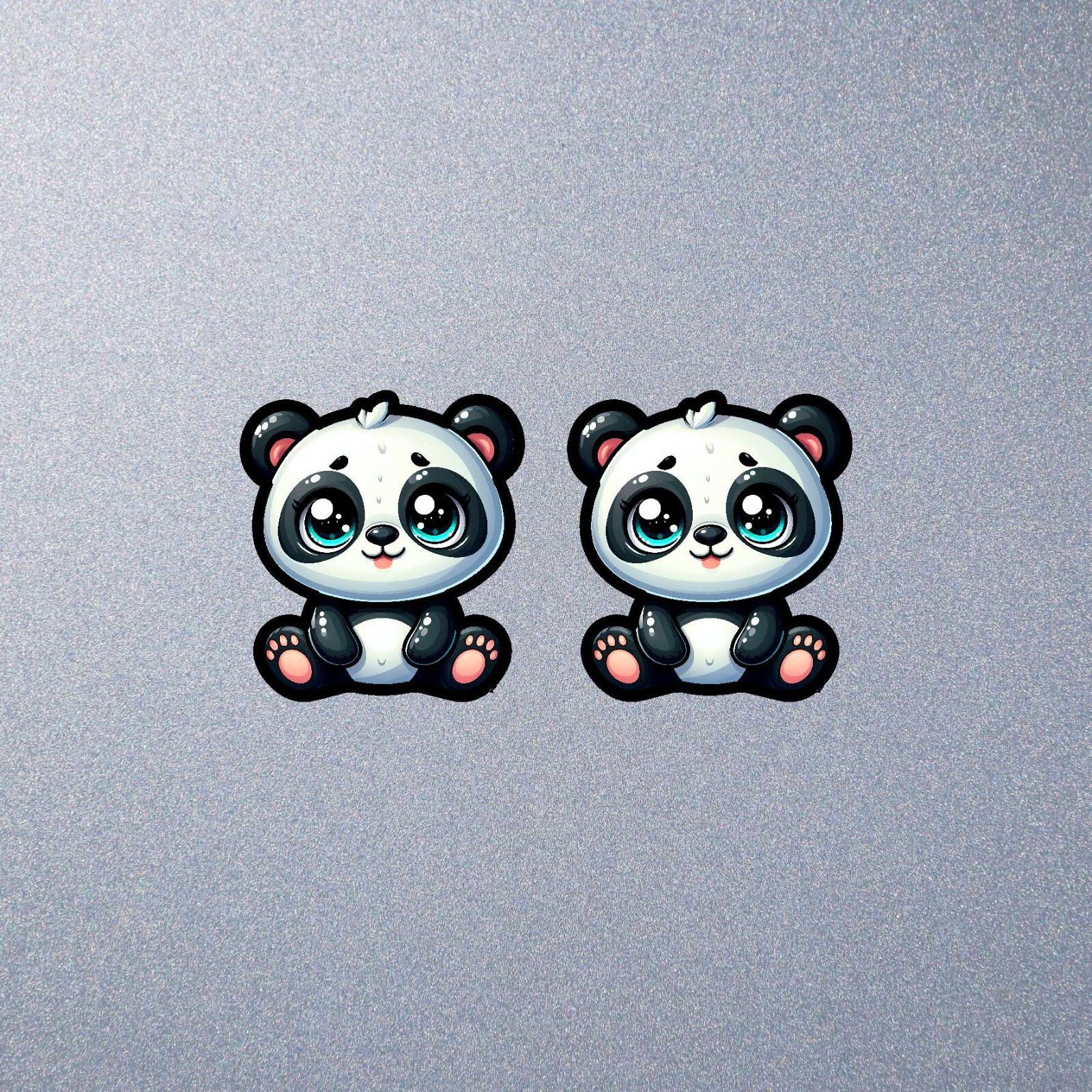 Cute Cartoon Panda Vinyl Car Sticker Decal - Water Bottle - Laptop ...