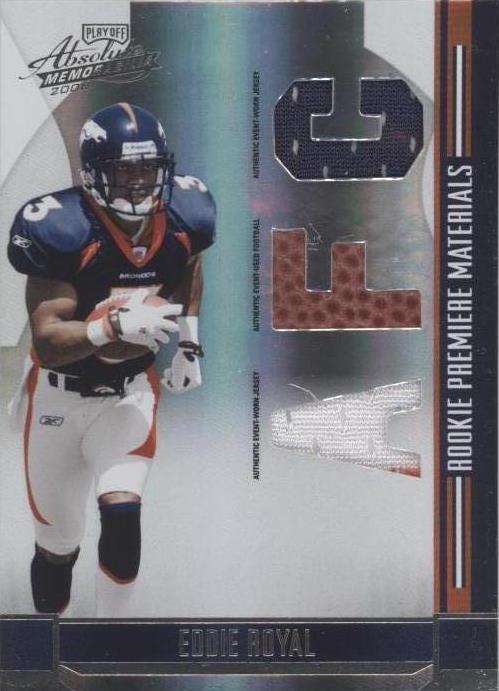 2008 Playoff Absolute Memorabilia - Rookie Premiere Materials Eddie ...