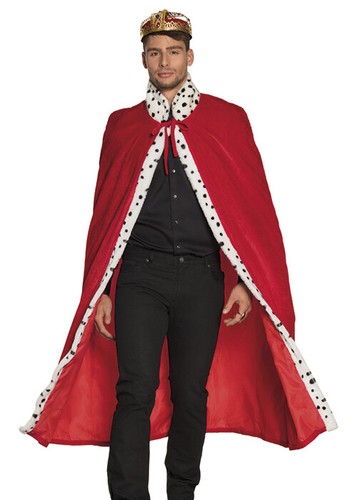 Adult Kings or Queens Deluxe Red Royal Robe | eBay UK