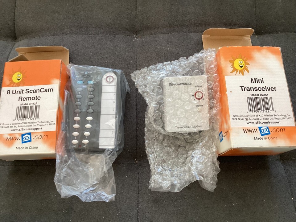 Lot of X10 Wireless Cameras, Homepro PC Interface, Motion Sensors ...