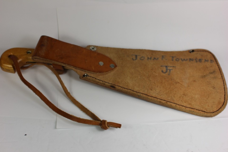 Woodsman's Pal Machete #481 Leather Wrapped Handle with Leather Sheath ...