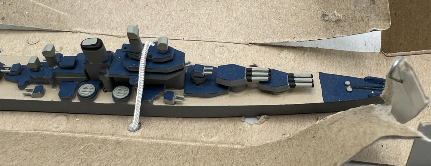 Superior Models WWII USS Salem Des Moines Class Heavy Cruiser Navy Ship ...