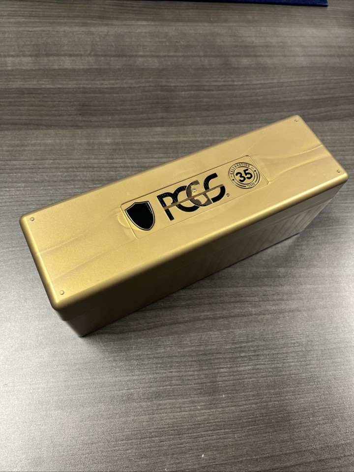 PCGS HOLDER BOX BULK ORDER-HOLDS 20 SLABBED PCGS GRADED COINS COLOR ...