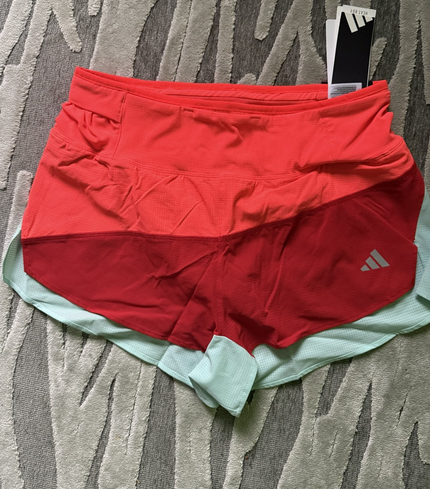 adidas [S] NYC Adizero Women's Split Brief-Lined 2” Running Shorts ...