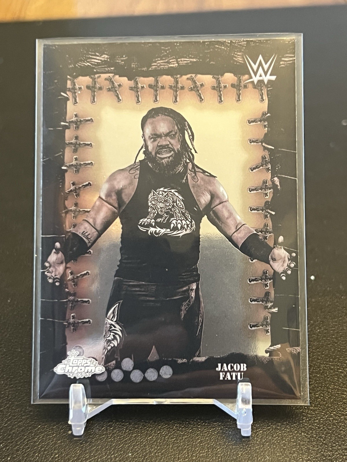 Jacob Fatu 2025 Topps Chrome WWE x Cactus Jack #FPA-JAC Famed Phantoms ...