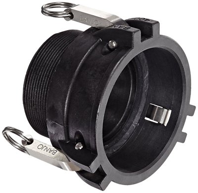 Banjo Poly Cam Lever Coupling 4" Female Coupler X 4" Male Thread - 400B ...