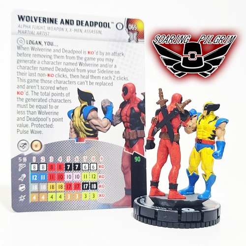 Heroclix WOLVERINE AND DEADPOOL - 065 - CHASE Deadpool Weapon X Set | eBay