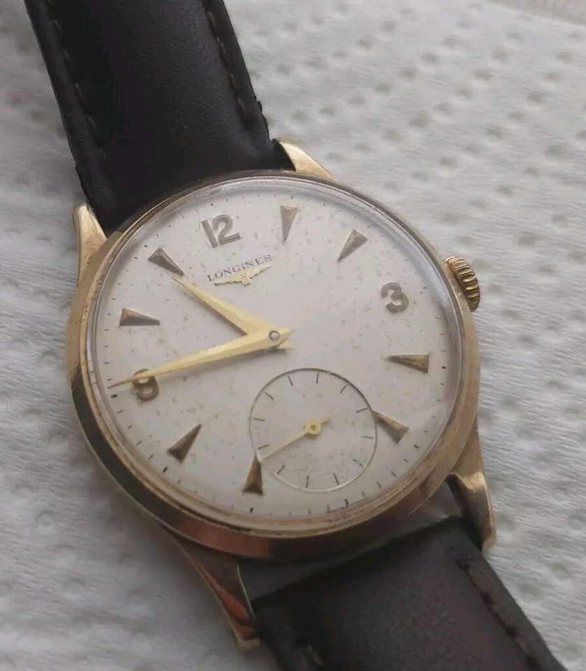 Stunning Vintage 9ct Gold Longines manual wind Swiss watch! *nice ...