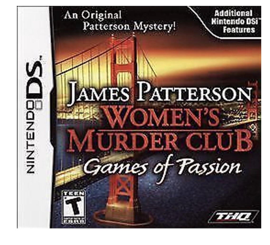 James Patterson's Women's Murder Club: Games of Passion ( NINTENDO DS ...