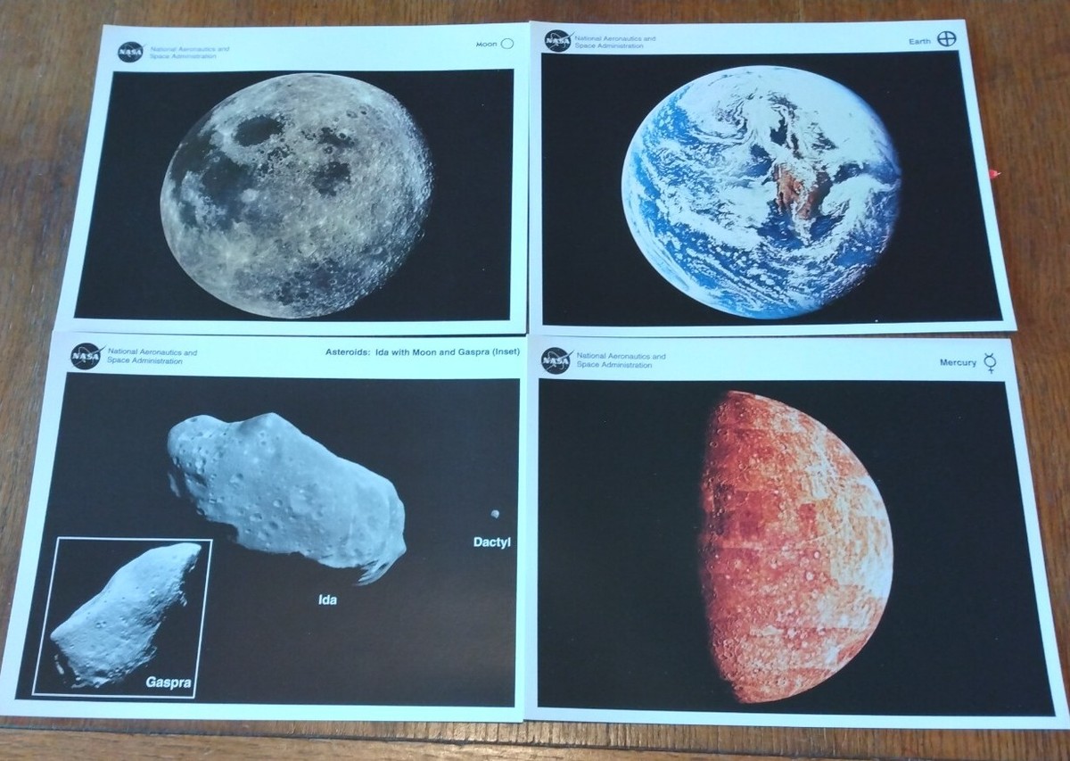 Nasa Lithograph Solar System Set