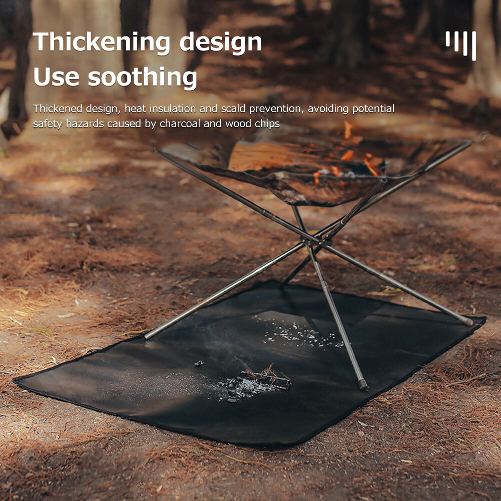 Barbecue Fire Mat Oil-Proof Grill Mat Blanket for Outdoor Camping ...