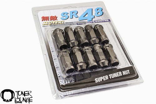 Muteki SR48 Titanium 12X1.25 48mm Extended Open Ended 20 Pcs Lug Nuts ...