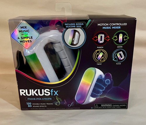 Rukus FX Hand Held Motion Controlled Music Mixer Bonus Silicone Skin ...