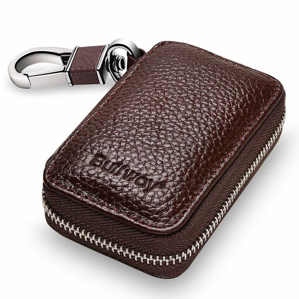 Detachable Key Chain For Car Remote BINQIGOO Knit-Textured Genuine ...