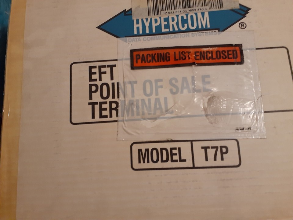 Hypercom T7Plus Credit Card Machine Reader w/Power Supply | eBay