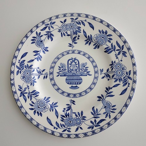 Antique Delph James M. Shaw & Co New York Blue Flow 10'' Plate, FREE ...