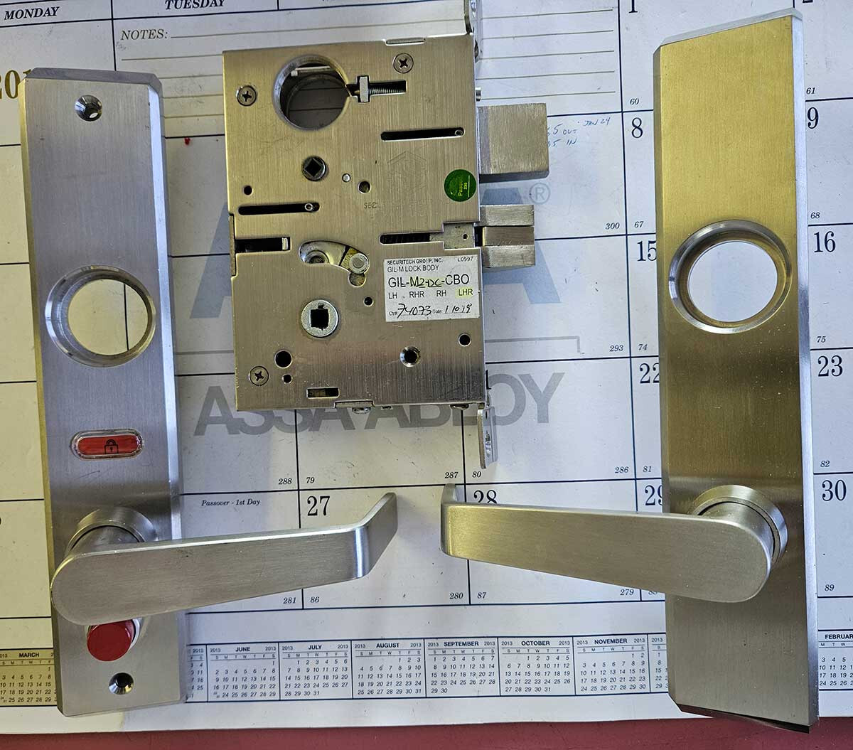 SECURITECH Intruder Lockdown Mortise Lock Left Hand Reverse | eBay