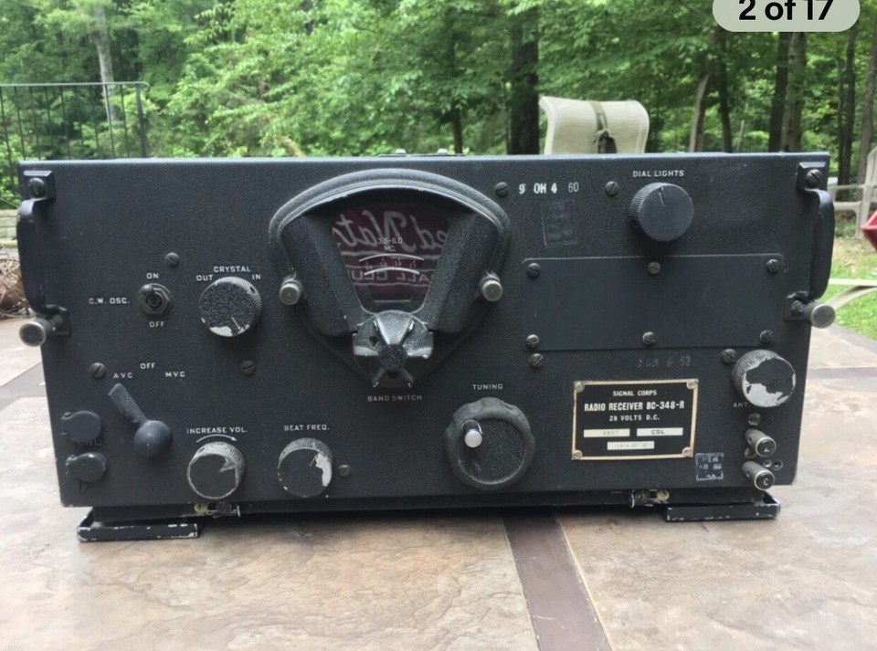 BC-348-Q WW2 Airborne HF Receiver | eBay