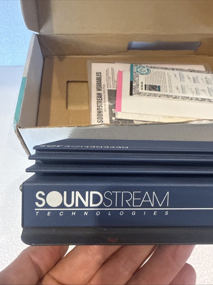 Soundstream Reference 405 amplifier New In Box | eBay