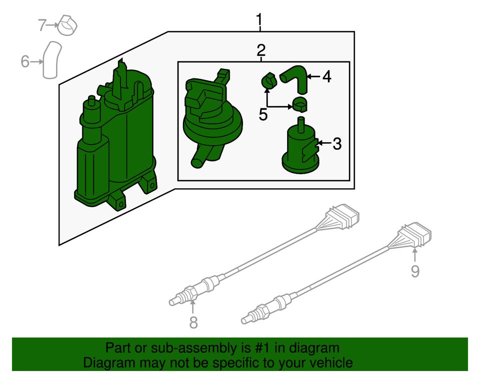Genuine Audi Vapor Canister 3C0-201-797-D | eBay