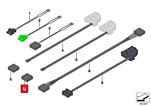 Genuine BMW I Alpina M5 X5 M X6 I8 B7 F15 F16 F85 Plug Housing ...