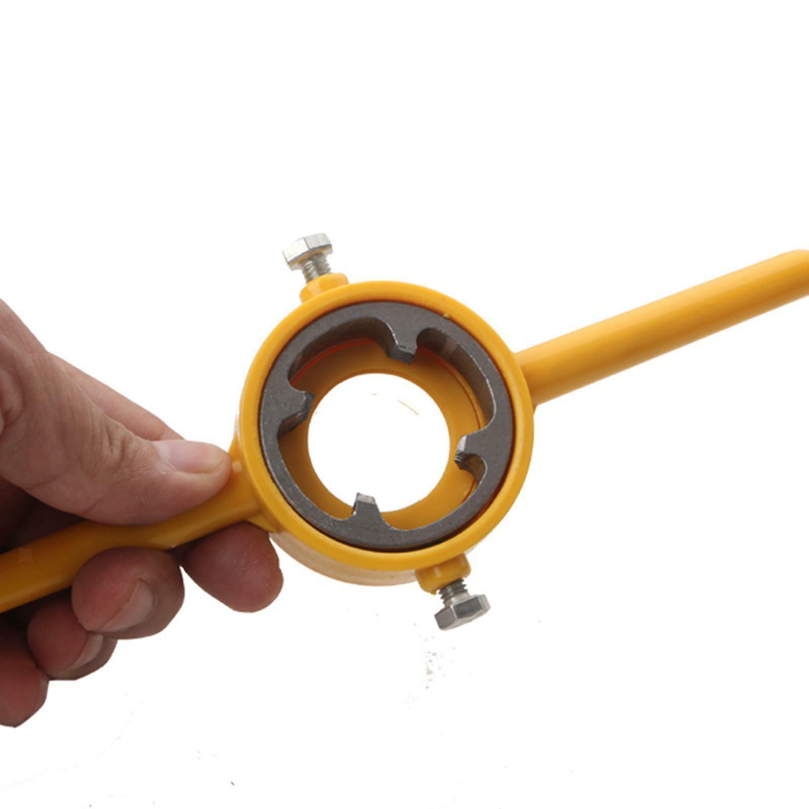 6 Pieces Pipe Threader Die Set PVC Thread Maker Pipe Threader Tool Set ...