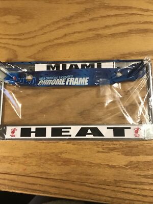 NBA Miami HEAT Auto Tag License Plate Frame- 1 PC | eBay