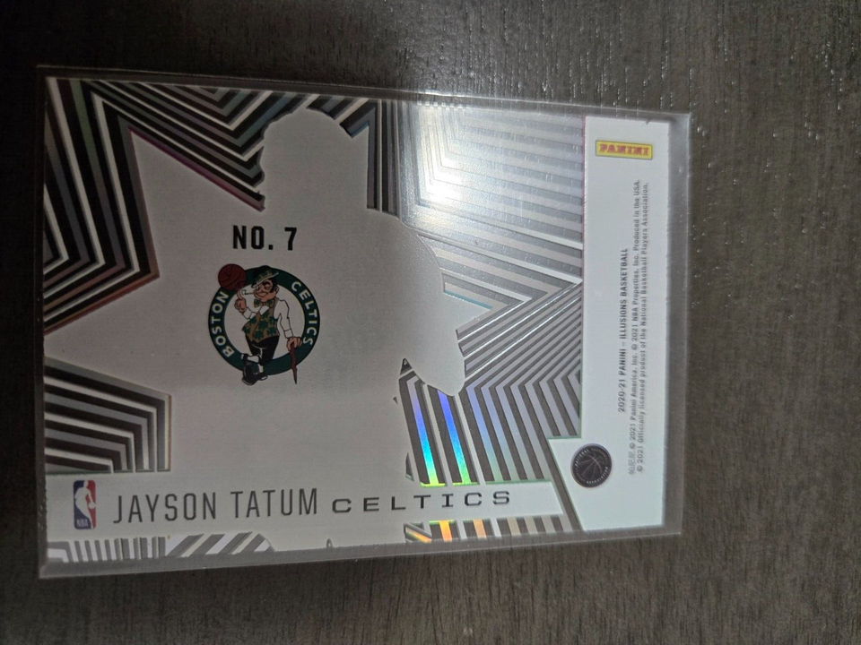 2020-21 Panini Illusions #7 Jayson Tatum Shining Stars Emerald | eBay