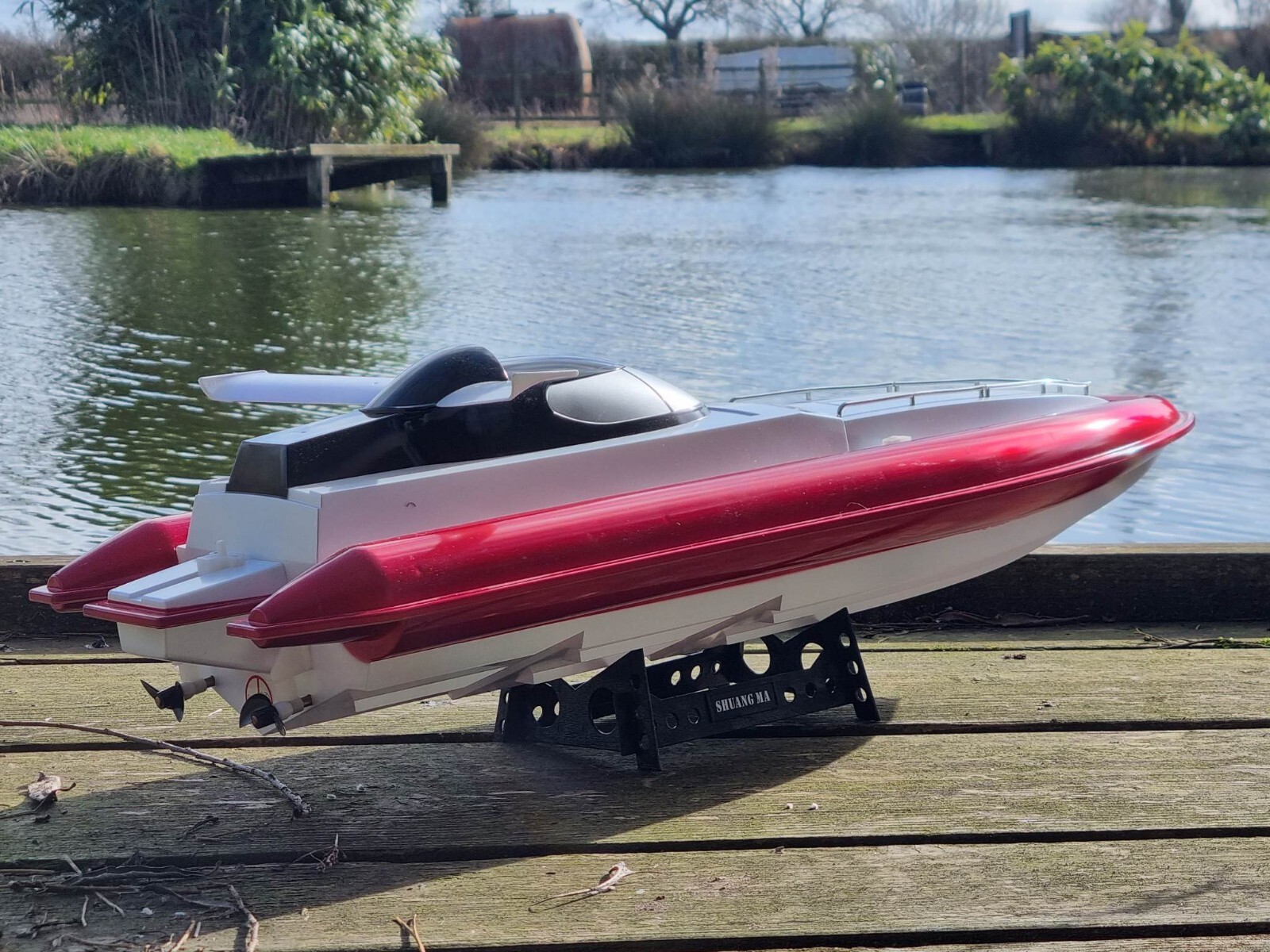 Model RC Navy Destroyer Radio Remote Control Boat Battle Ship Yacht Toy ...