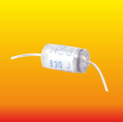 330 pF 630 V LOT OF 5 SIEMENS STYROFLEX POLYSTYRENE CAPACITORS B31861 ...