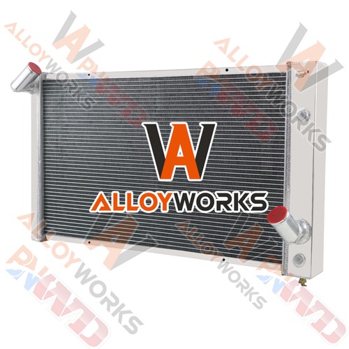 4 Row Aluminum Radiator For 1969-72 Chevy Corvette 454 Big Block 7.0L 7 ...