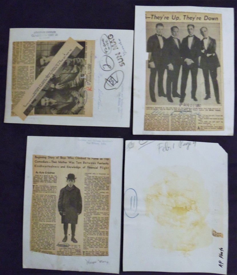 Marx Brothers vintage original press photo archive Lot RARE Groucho ...