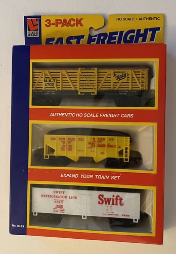 Life-Like Trains 3-Pack Fast Freight Swift Union Pacific HO Scale New ...