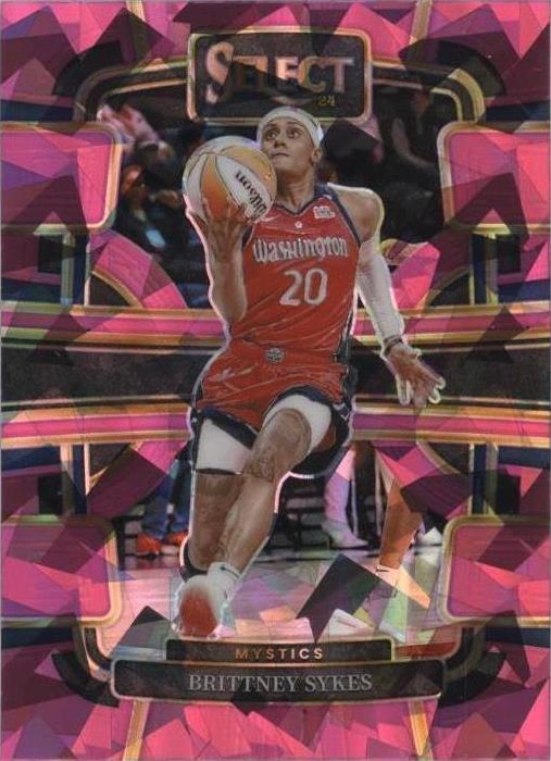 2024 Panini Select WNBA - Concourse Brittney Sykes #3 Pink Ice Prizm ...