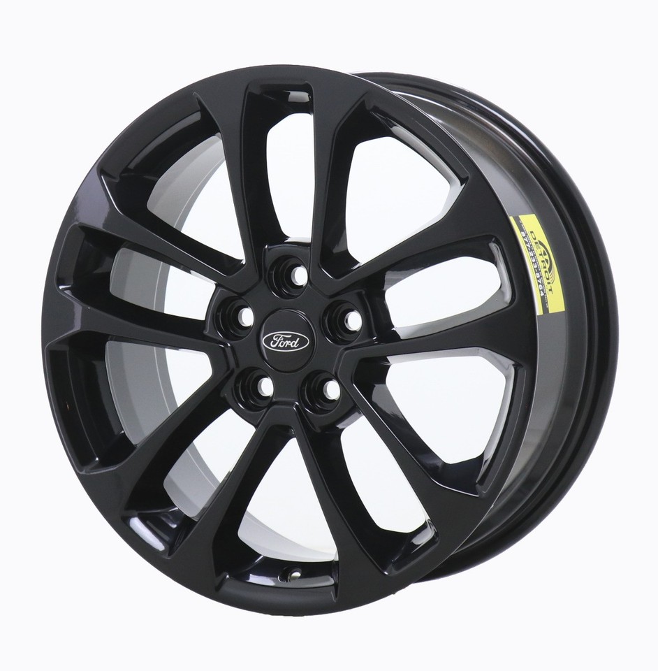 17" FORD ESCAPE GLOSS BLACK WHEELS RIMS FACTORY OEM 10256 2020-2022 SET ...