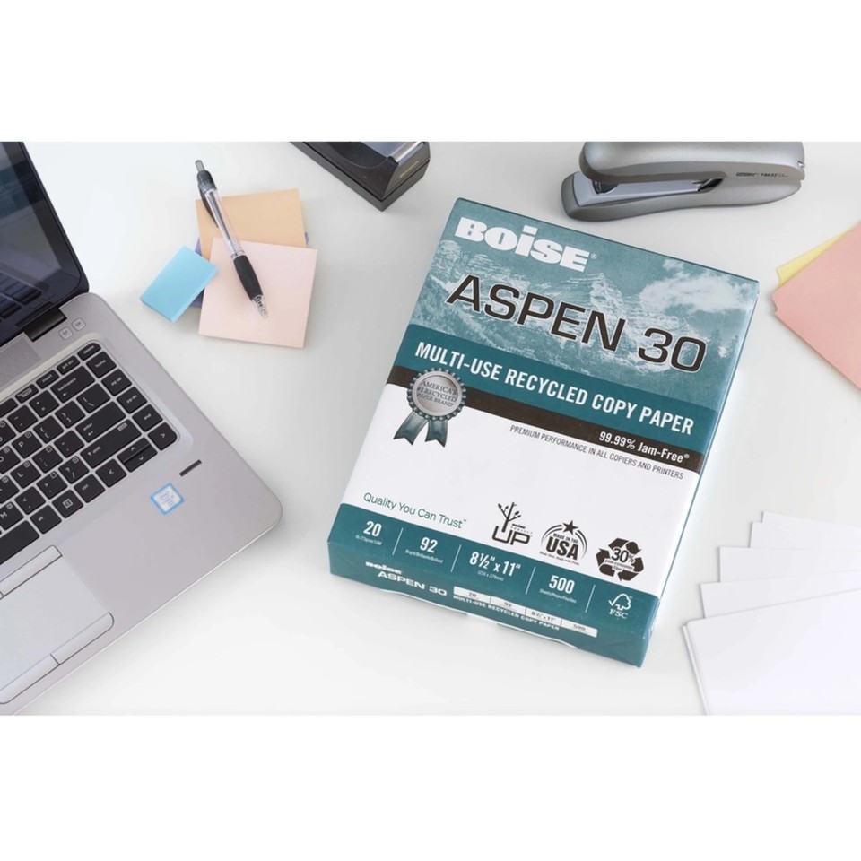 Boise ASPEN 30 SPLOX Paper, Speed-Loading Reamless Paper, Letter Size ...