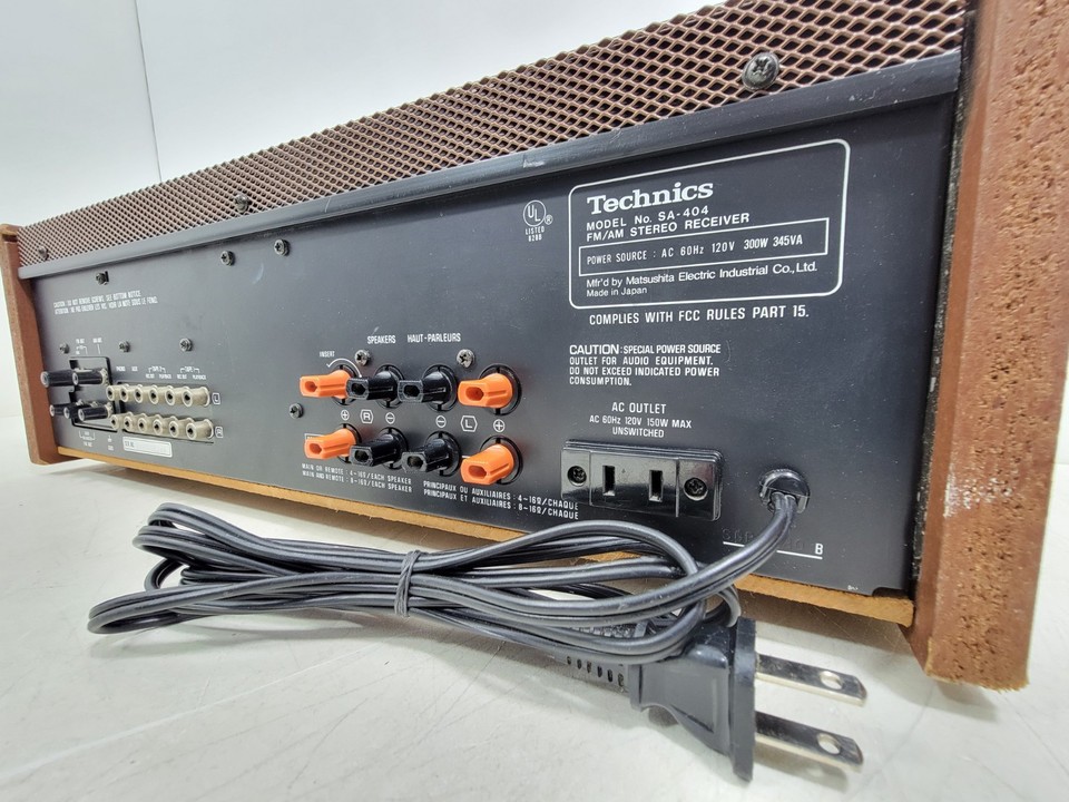 Vintage Technics SA-404 AM/FM Stereo Receiver - Tested Working - Plz ...