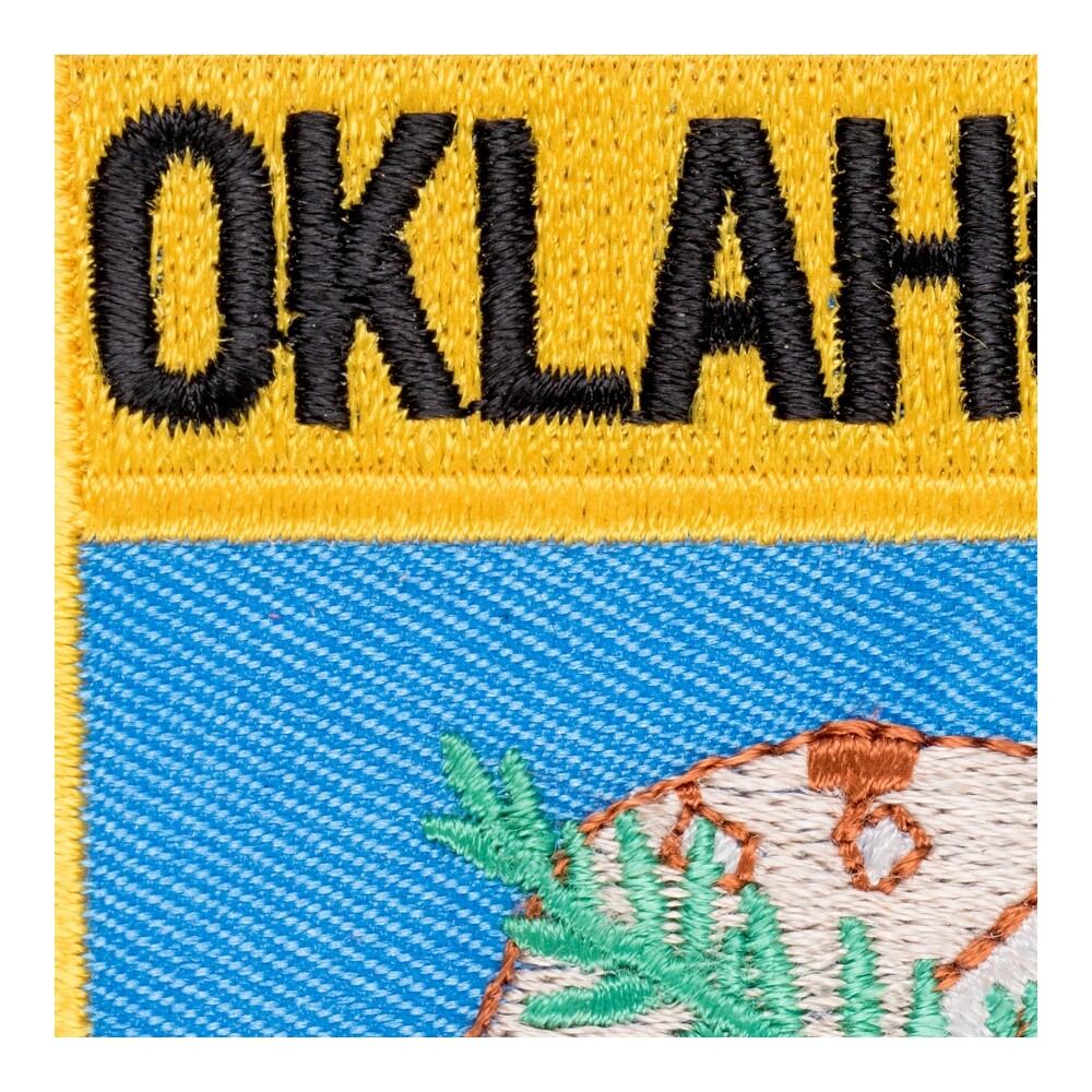Oklahoma State Flag Shield Patch, United States of America Patches | eBay