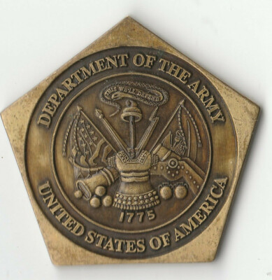 SRS G-3-HQDA Deputy Chief Of Staff Challenge Coin 1.5" DIA BX2 | eBay